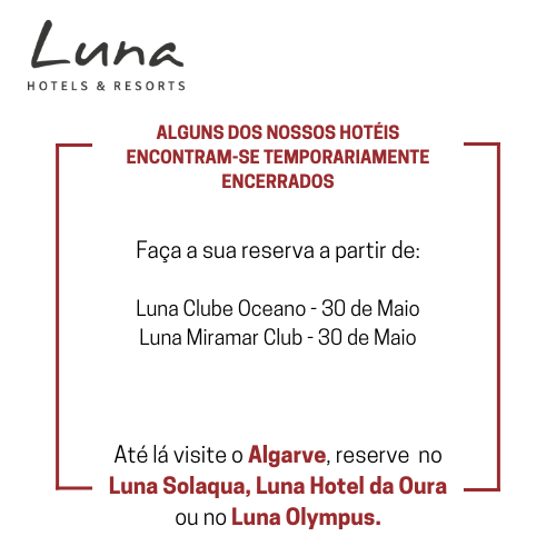 Luna Hotels & Resorts | Reservar Hotel para Férias em Portugal