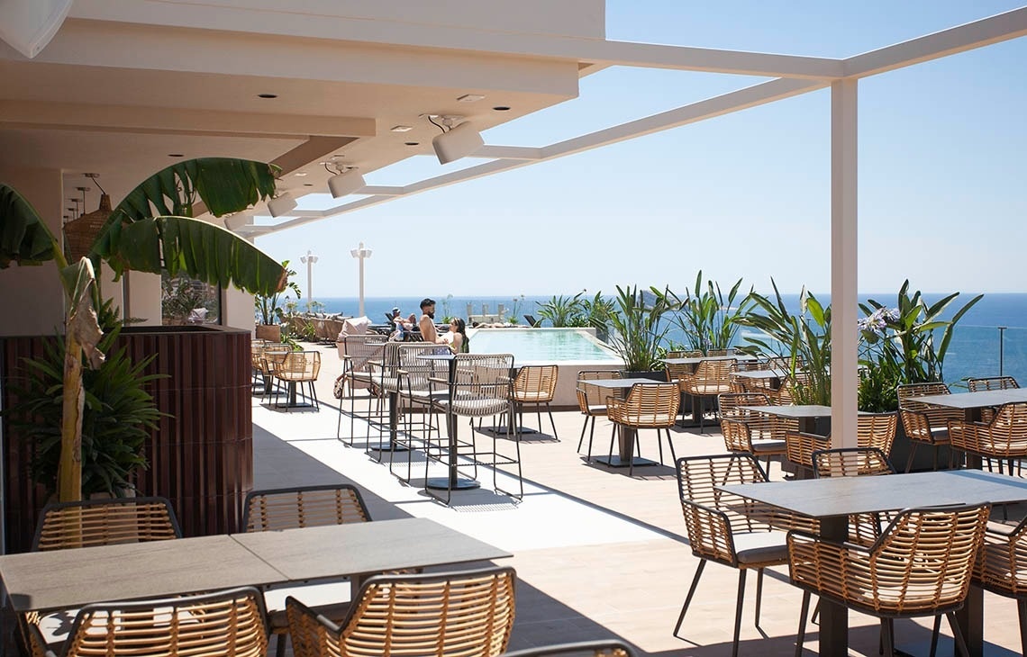 El Cielo terrace bar in Benidorm | Primavera Park